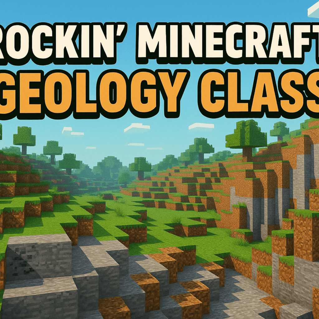 Minecraft Geology - Rockin' Minecraft Geology – EducationMegaStore.com