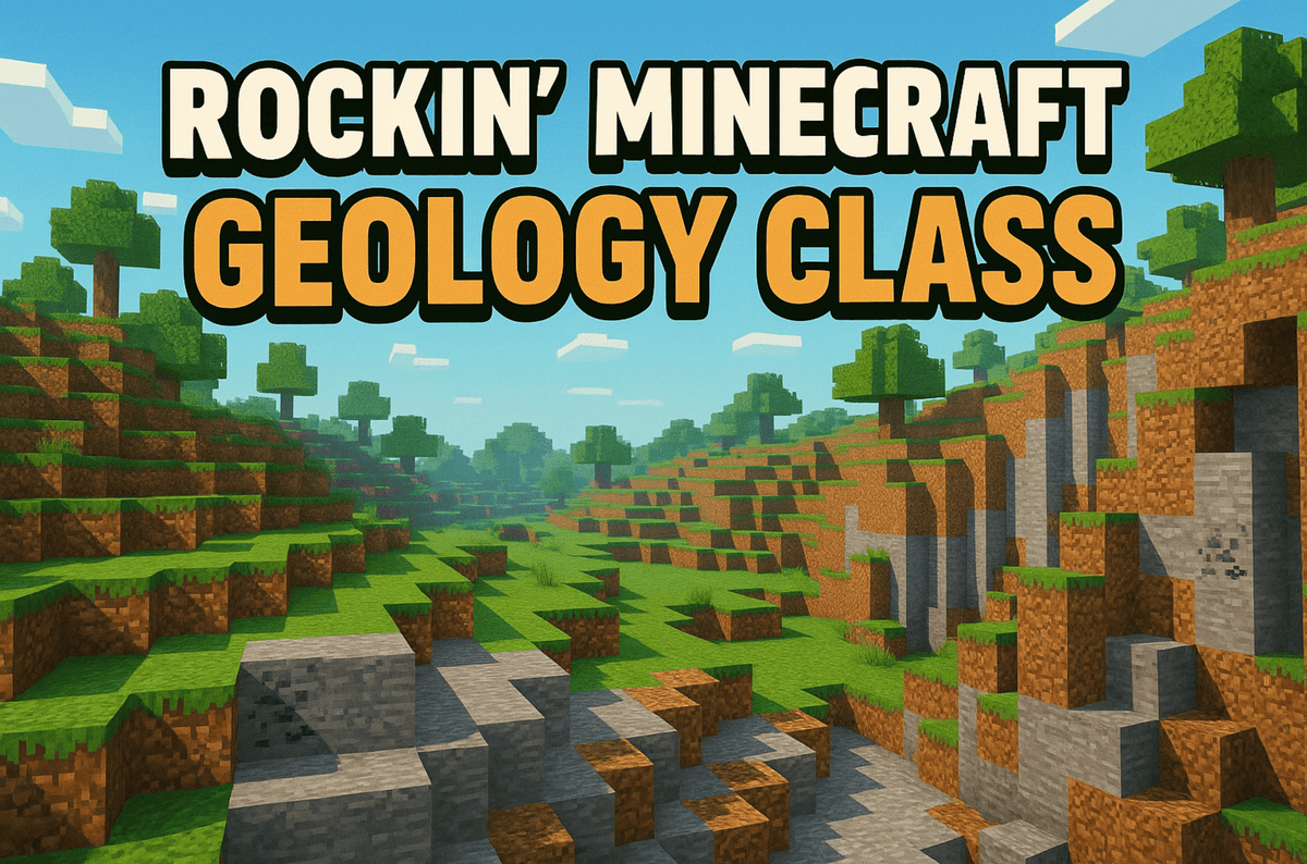Minecraft Geology - Rockin' Minecraft Geology – EducationMegaStore.com